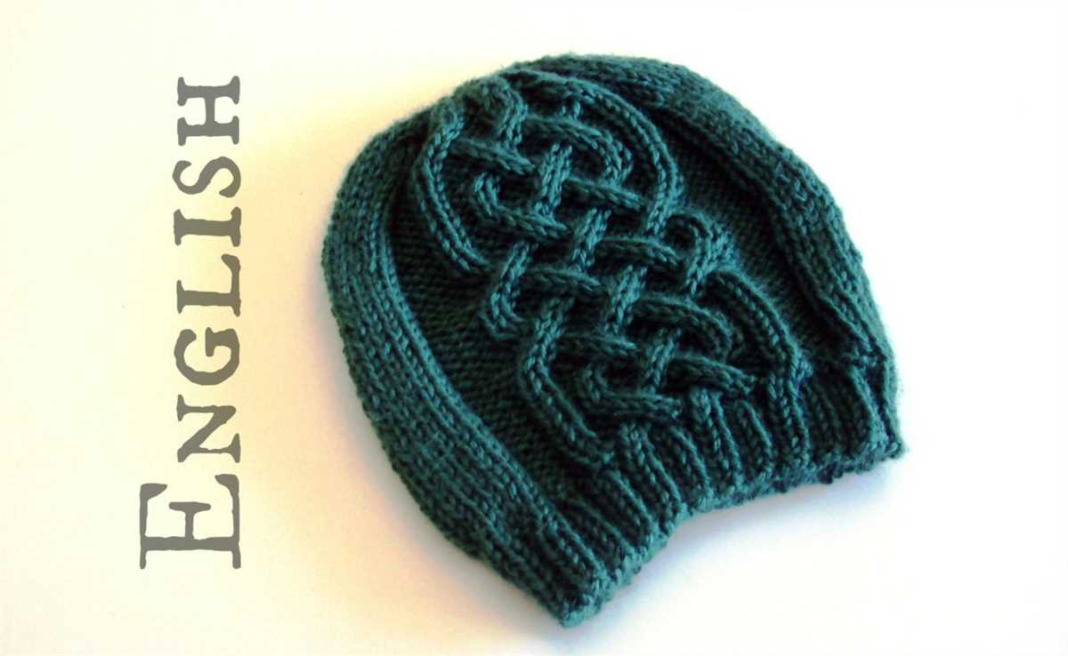 Simple instructions for knitting a hat without using circular needles