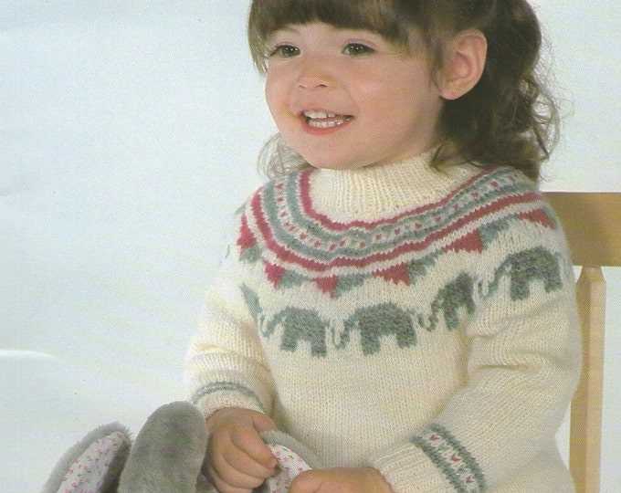Uniquely designed knitting patterns for kids jumpers