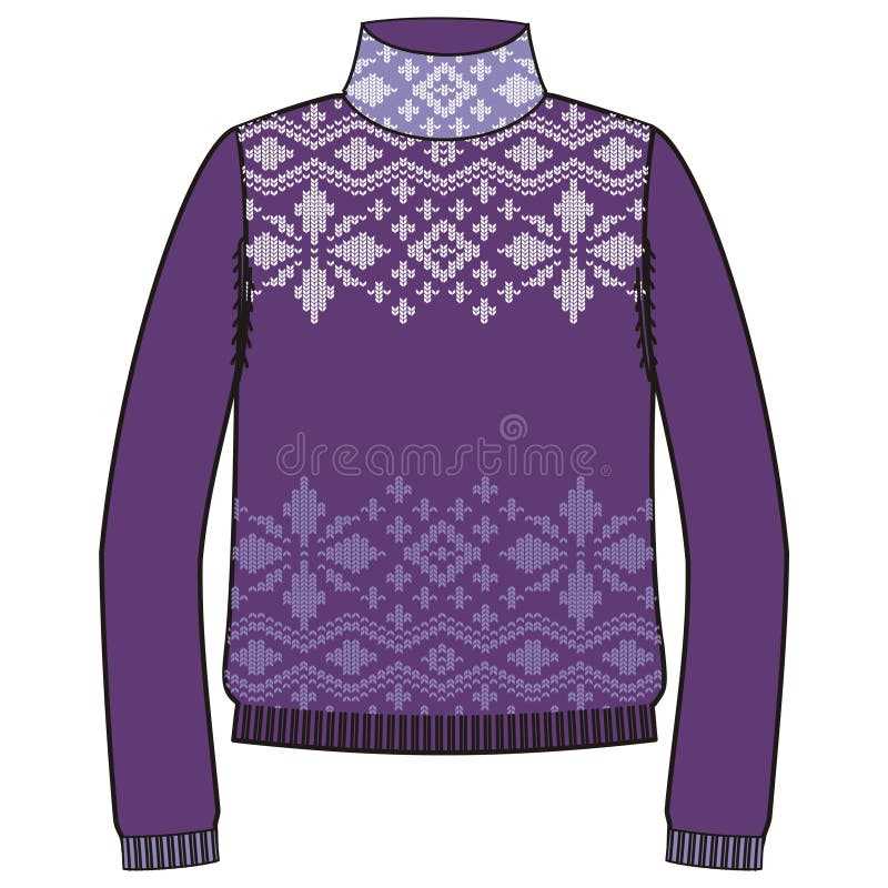Easy pattern for a knitted sweater