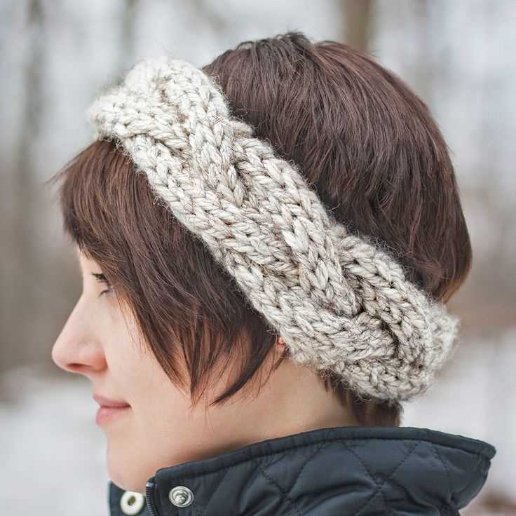 Easy knitting pattern for a headband for beginners
