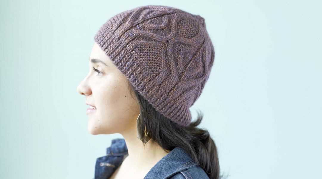 Knit a cozy and stylish cabled hat with this easy pattern