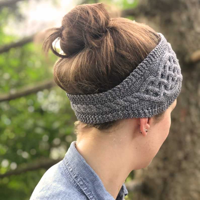 Easy Knitting Pattern for a Celtic Headband