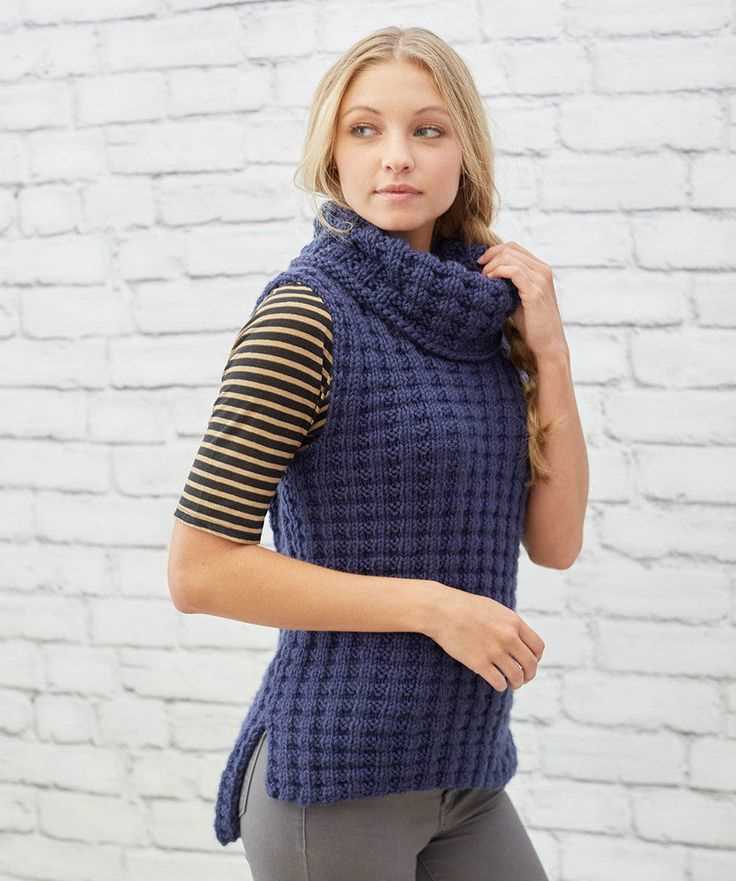 Knit an Elegant Checkered Vest with This Pattern