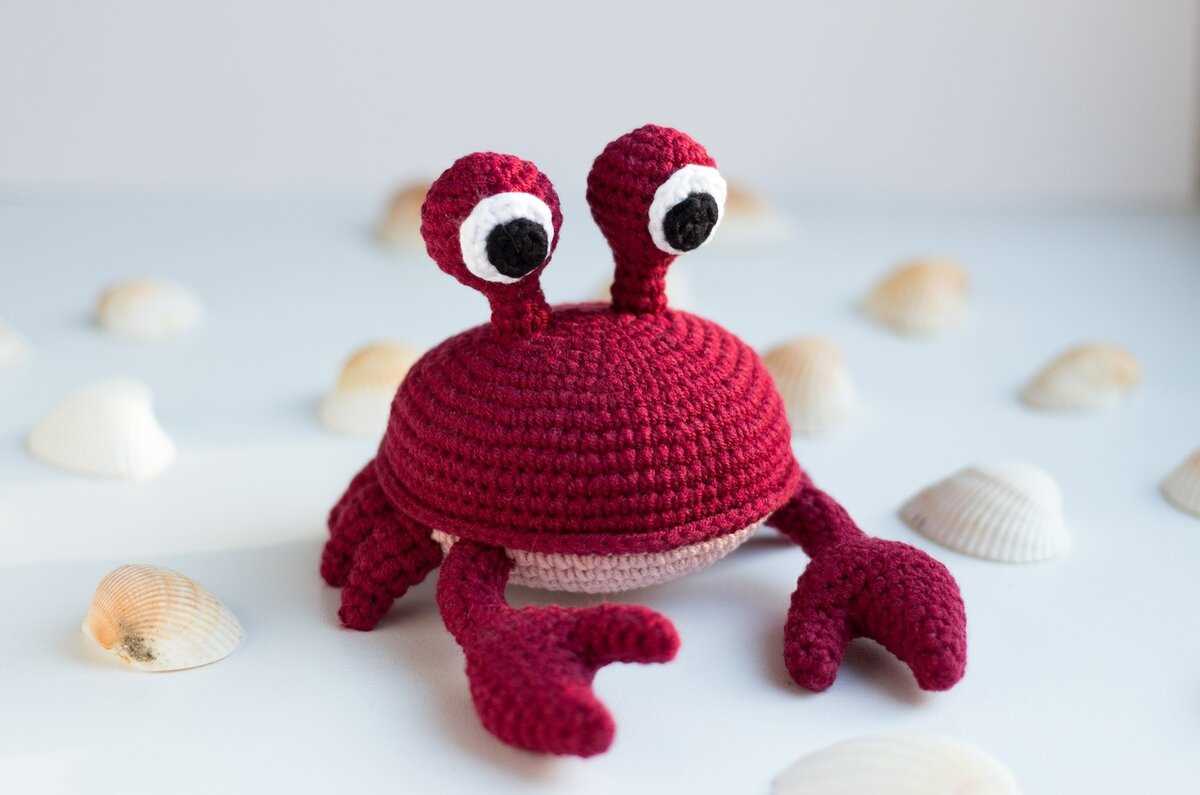 Free crab knitting pattern