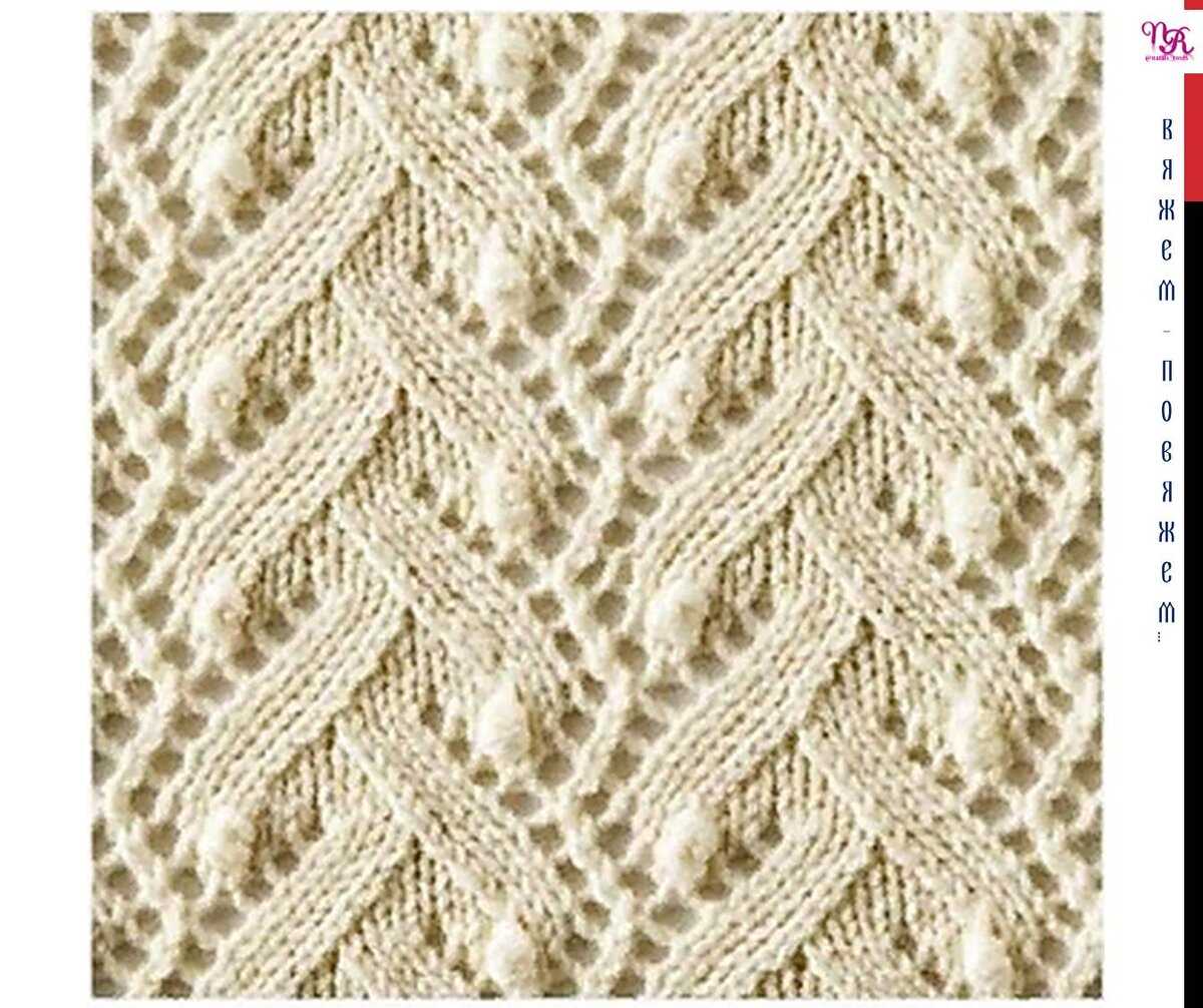 Effortless lace knitting pattern