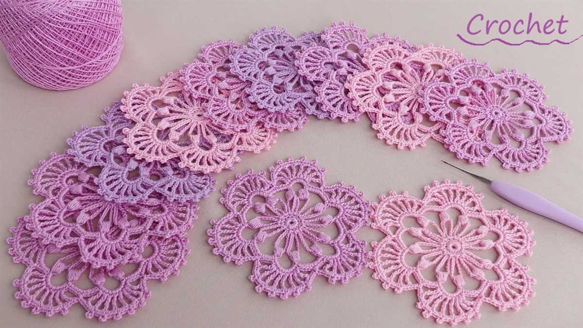 A Blossoming Stitch: Flower Lace Knitting Pattern