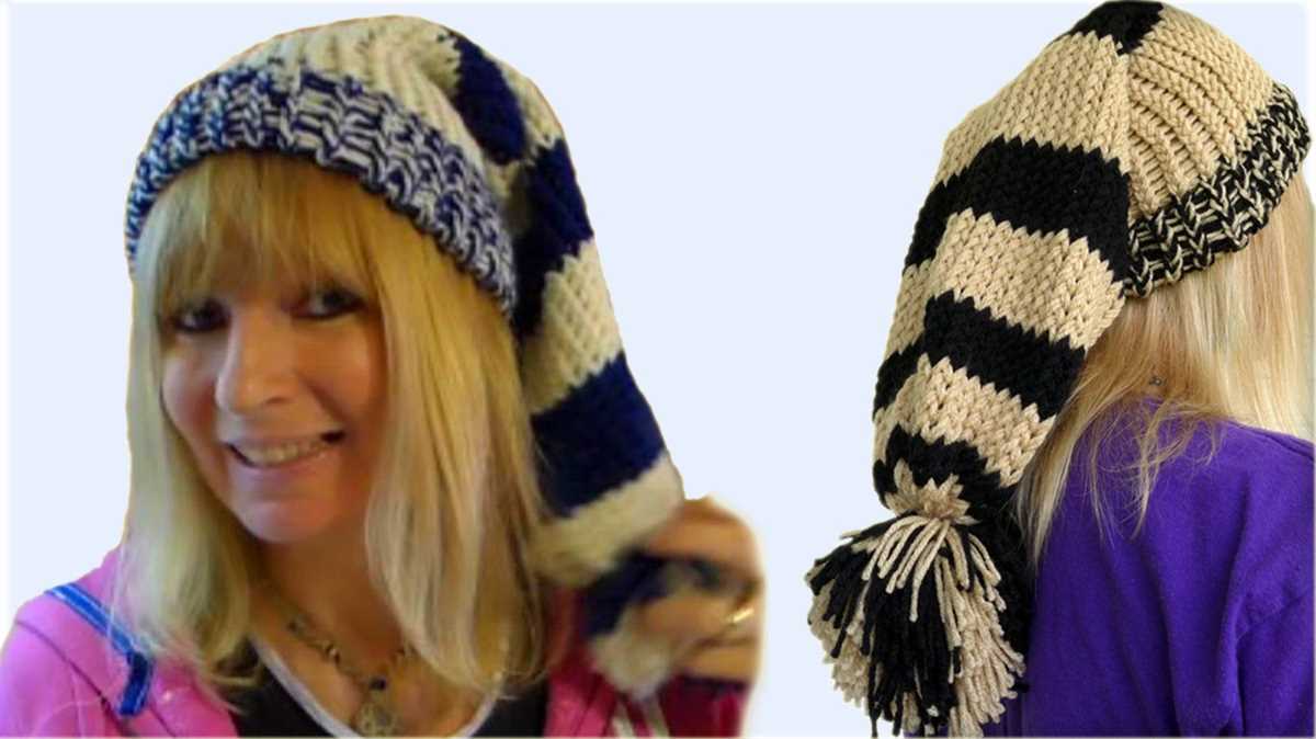 Easy knitting pattern for an adorable elf hat