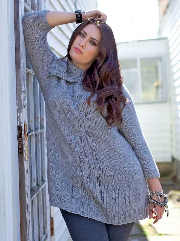 Stylish and Comfy Knitted Sweater Patterns for Plus Size Women