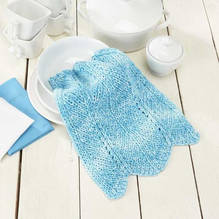 Simple and free knitting pattern for dish towels