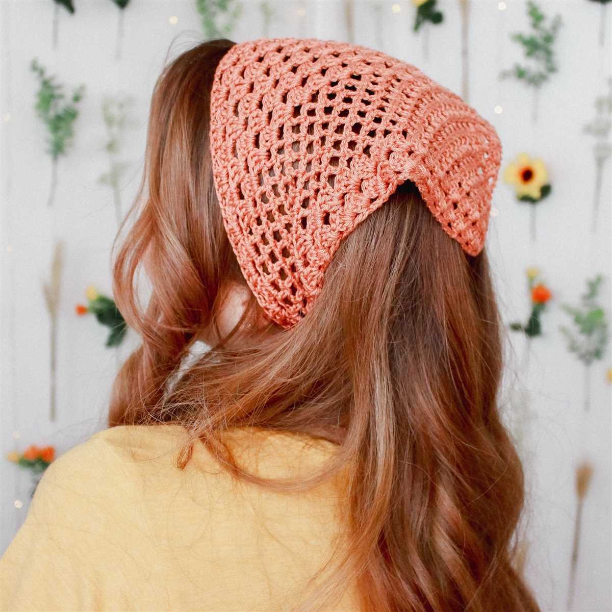 Unique Knit Hair Bandana Pattern: Stand Out in Style