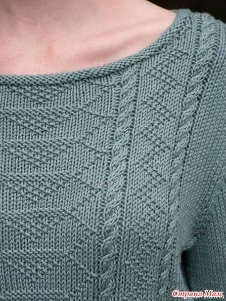 Simple One-Piece Sweater Pattern for Knitting Beginners
