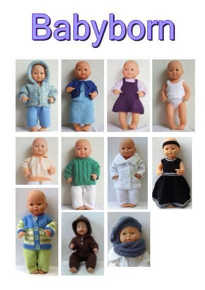 Simple Patterns for Knitted Clothes for Premature Babies