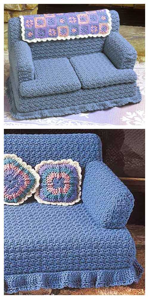 Cozy Couch for Your Kitty: Knitting Pattern