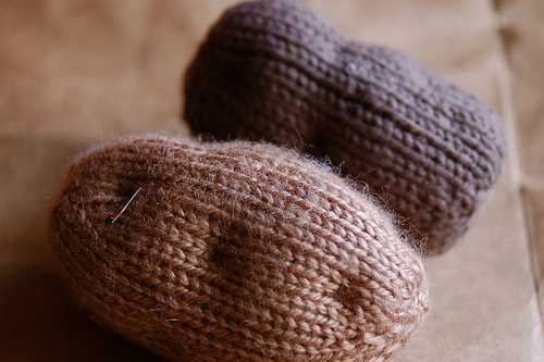 Cozy Creation: Knitting a cheerful spud