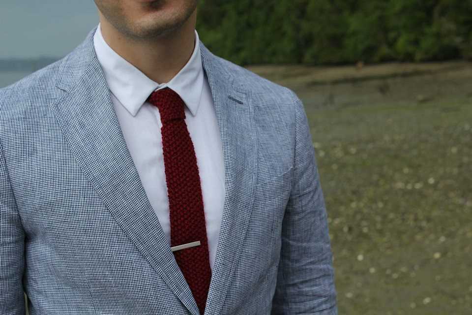 Simple and Stylish Necktie Knitting Pattern