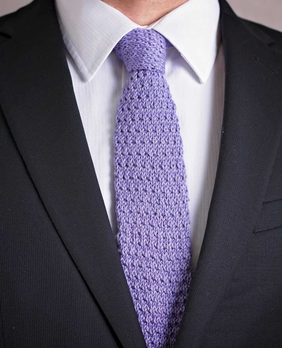 Simple and Stylish Necktie Knitting Pattern