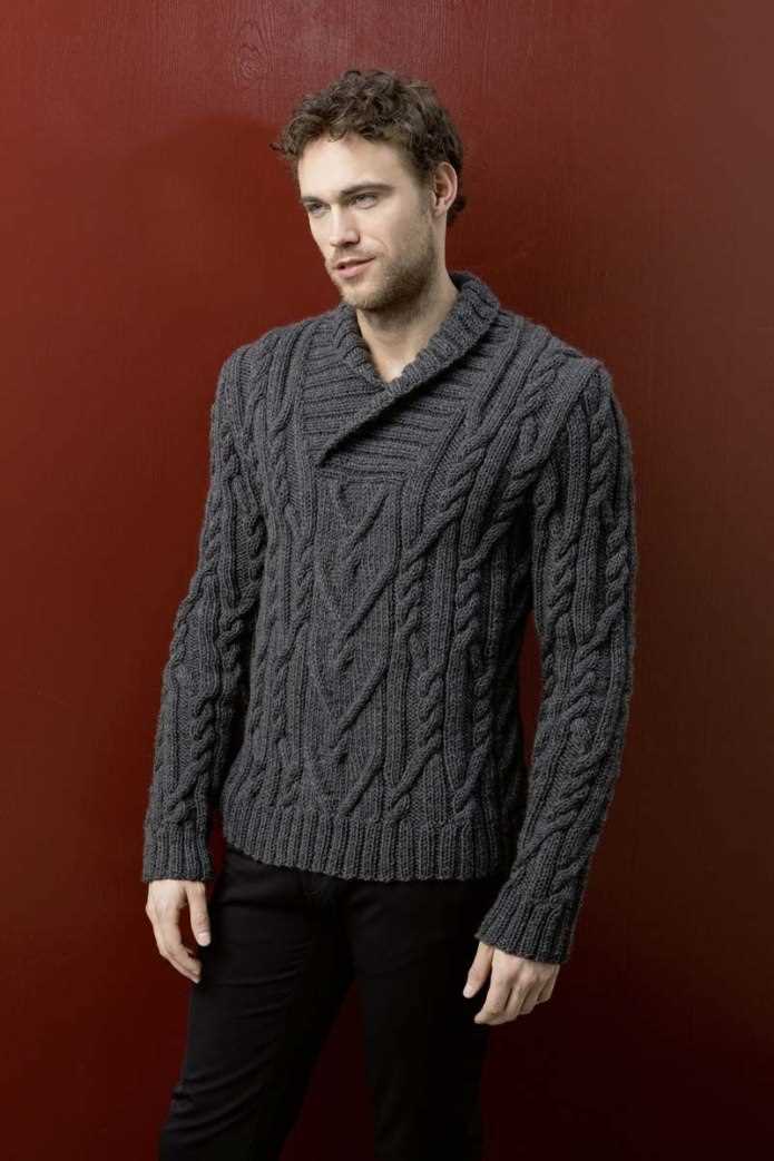 Easy Polo Sweater Knitting Pattern
