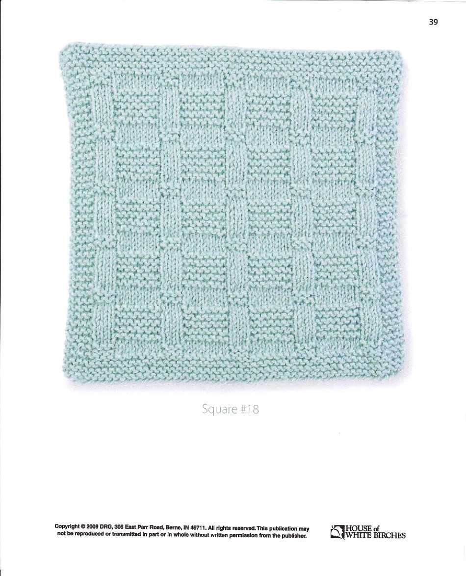 Simple and beautiful prayer square knitting pattern