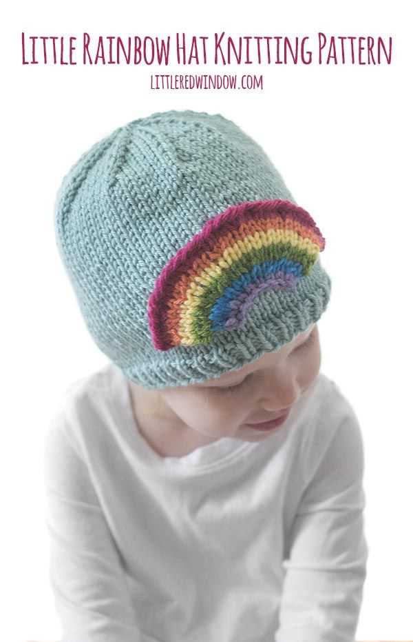 Colorful Knitted Hat Pattern: A Rainbow of Style