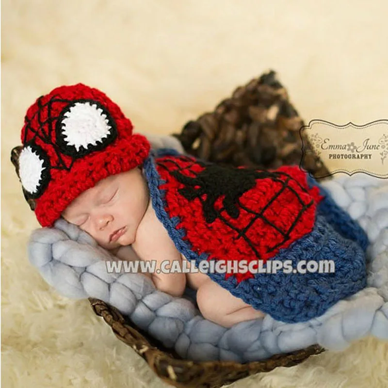 Knit Your Own Spiderman Beanie Hat