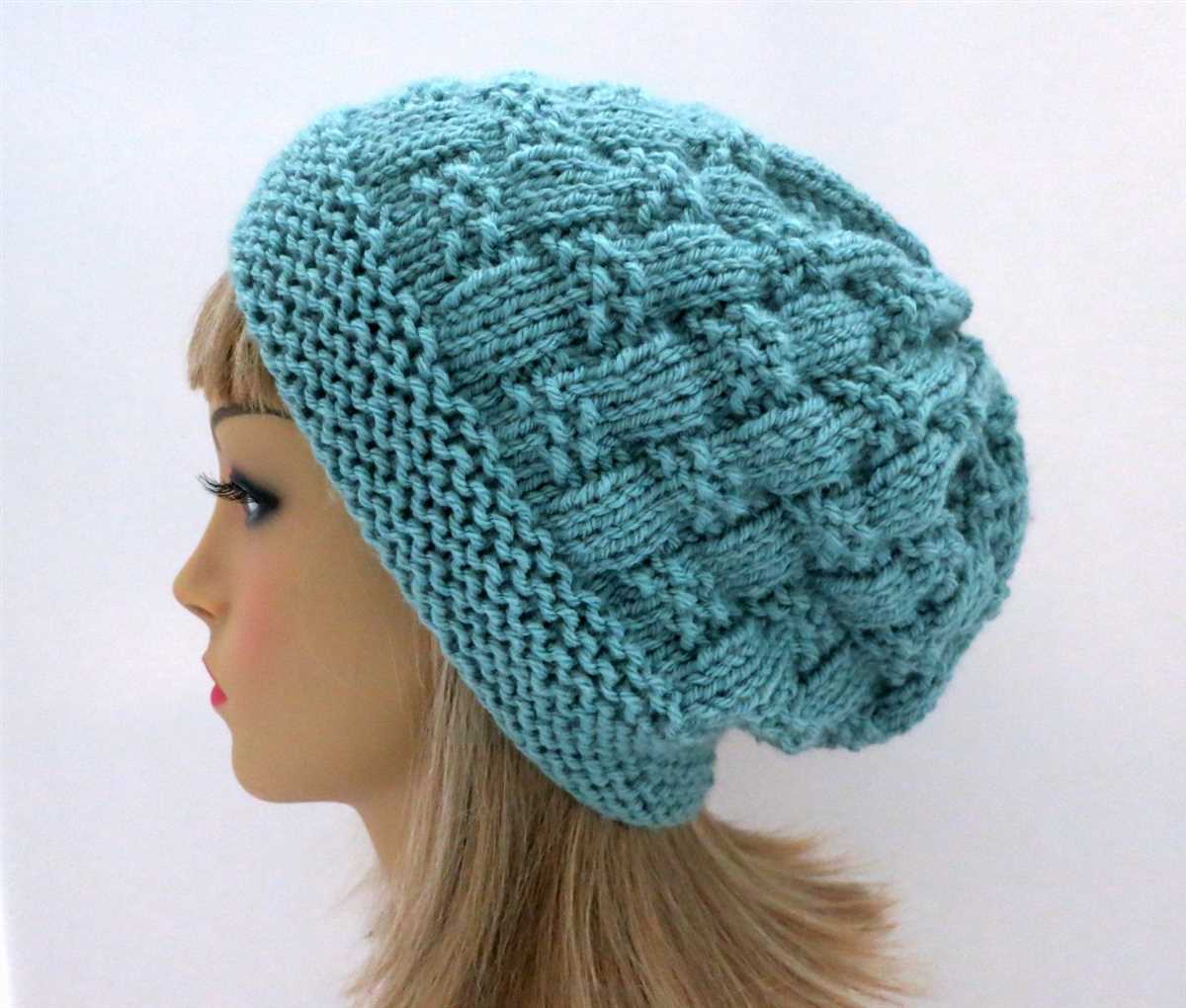 Free knitting pattern for Tam hat