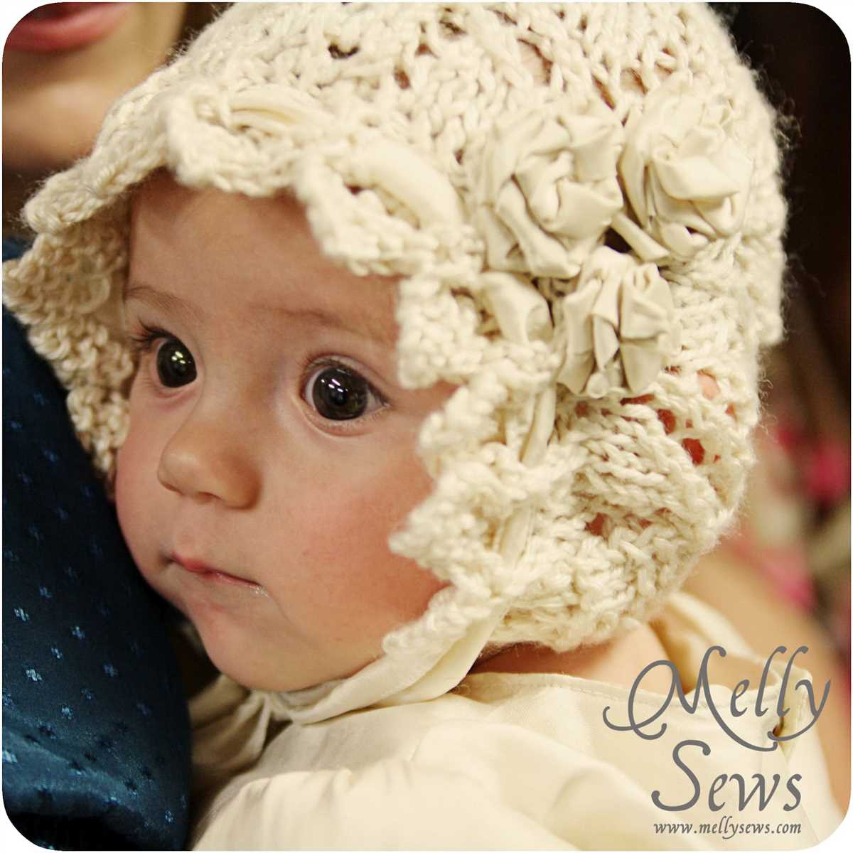 Simple and Stylish Baby Bonnet Knitting Pattern for Free