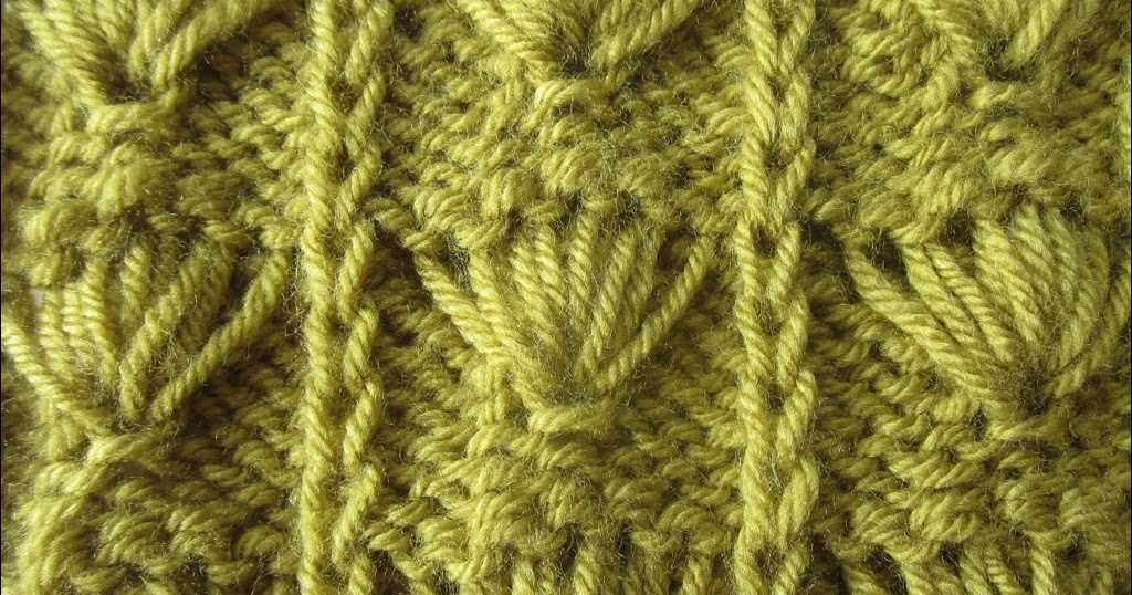 Leafy Knit: a Pattern for Large Leaves