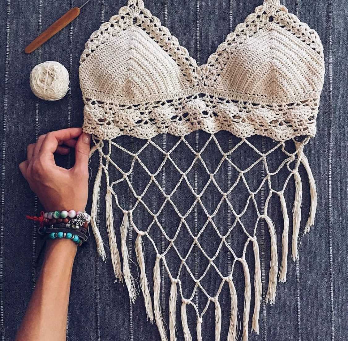 Knit a Stylish Bikini Top with this Easy Pattern