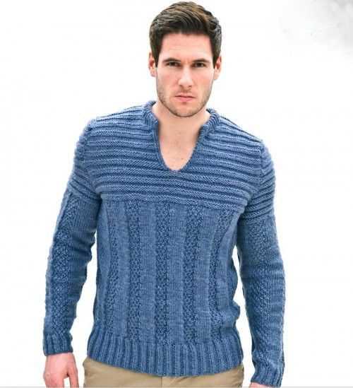 Knitting a Cozy Crewneck Sweater for Men: Pattern and Tips