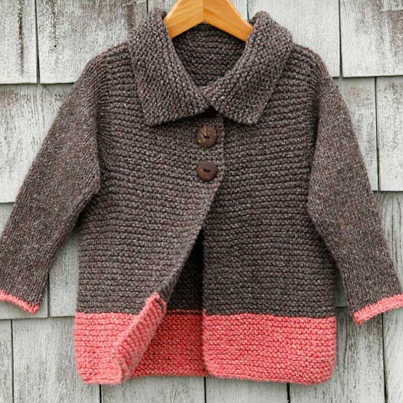 Easy Knit Pattern: Free Child's Cardigan