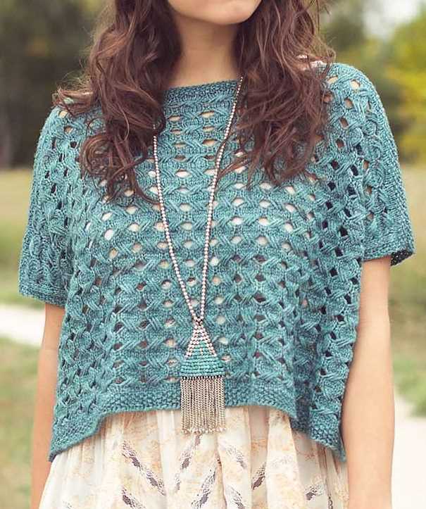 Stylish and Unique Crochet Knit Top Pattern