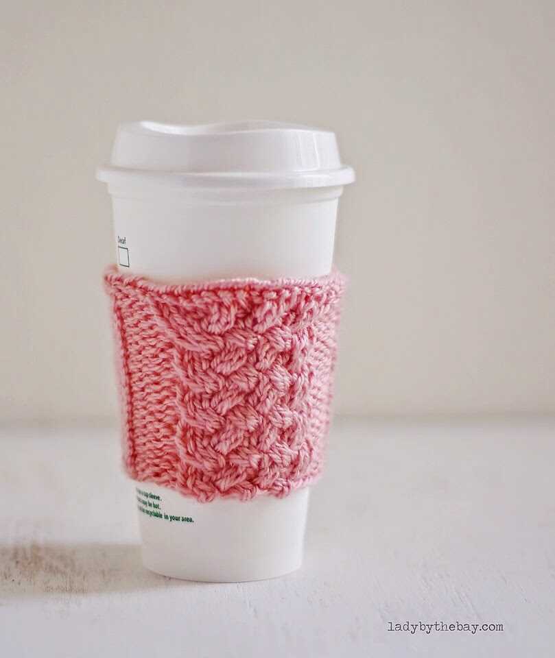 Knit Your Own Cup Cozy with This Free Pattern
