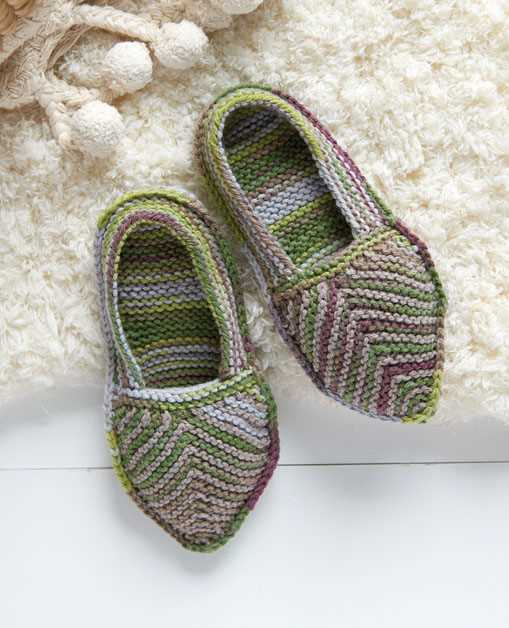 Cozy Feet: Free Pattern for Knit Slippers