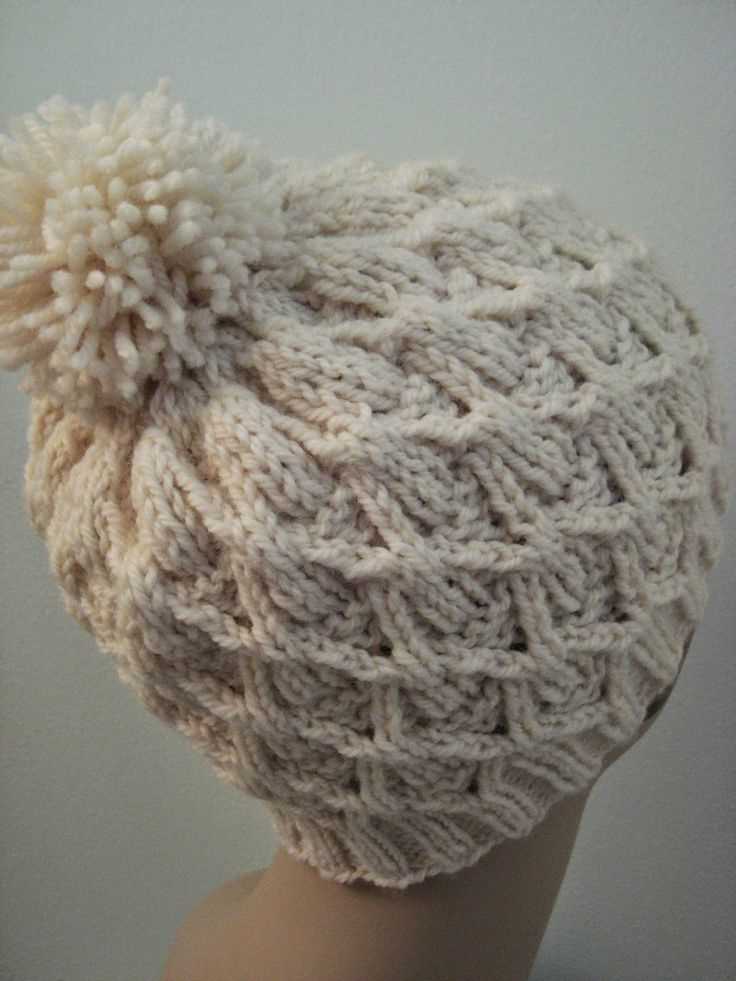 Easy Knit Hat Pattern for Worsted Weight Yarn