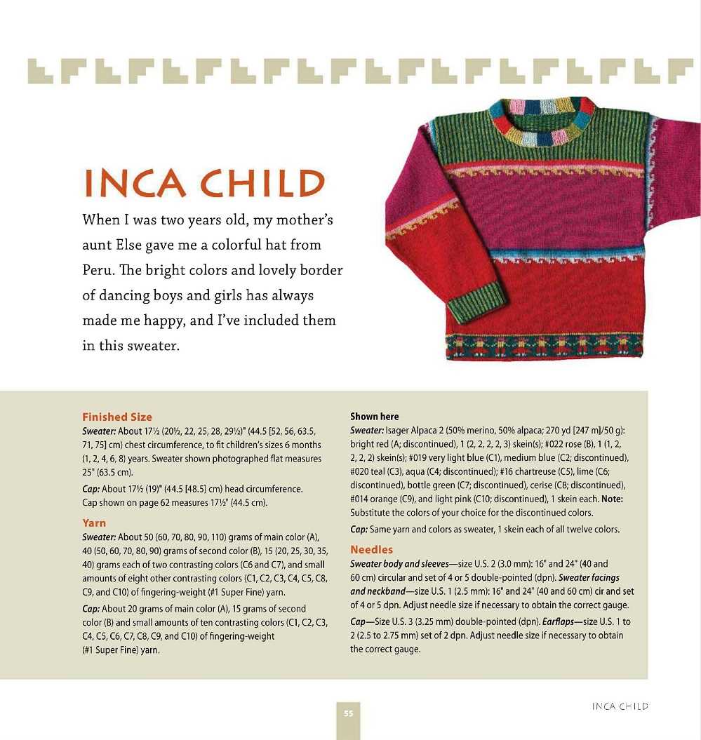 Discover Free Inca Knitting Patterns