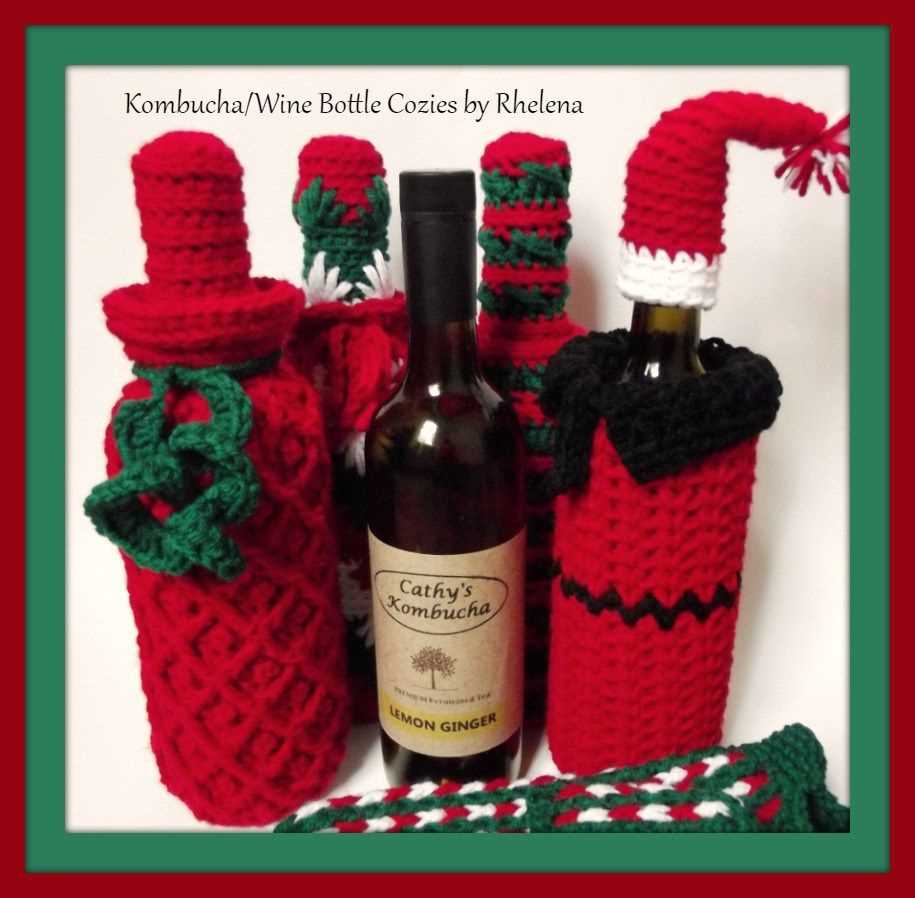 Cozy up your wine bottle with this free knitting pattern
