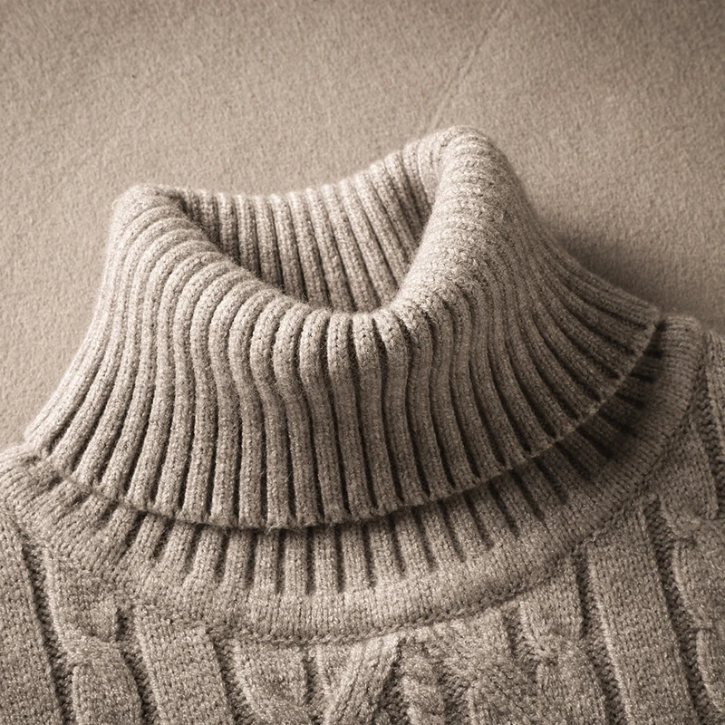 Unique Stitching Techniques for a Turtleneck Knit Pattern