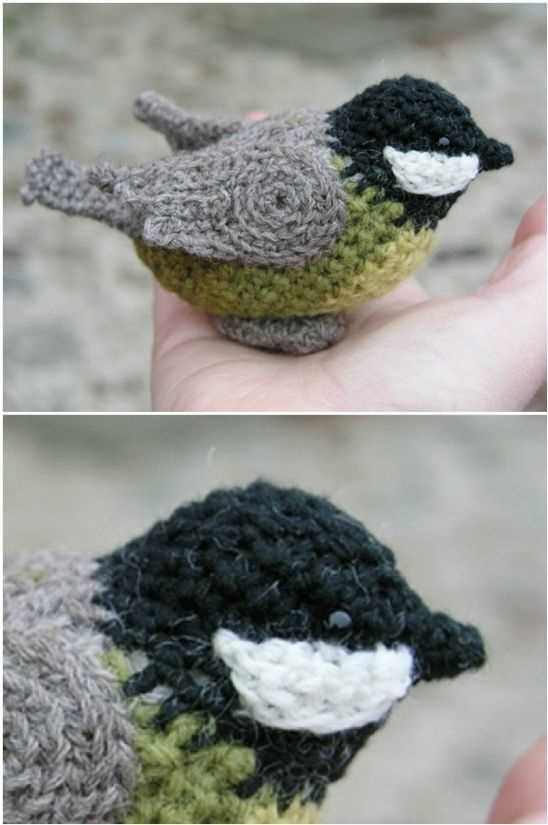 Free pattern for adorable knitted birds
