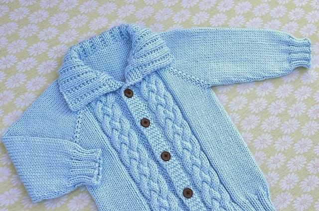 Free Pattern: Baby Cable Knit Sweater