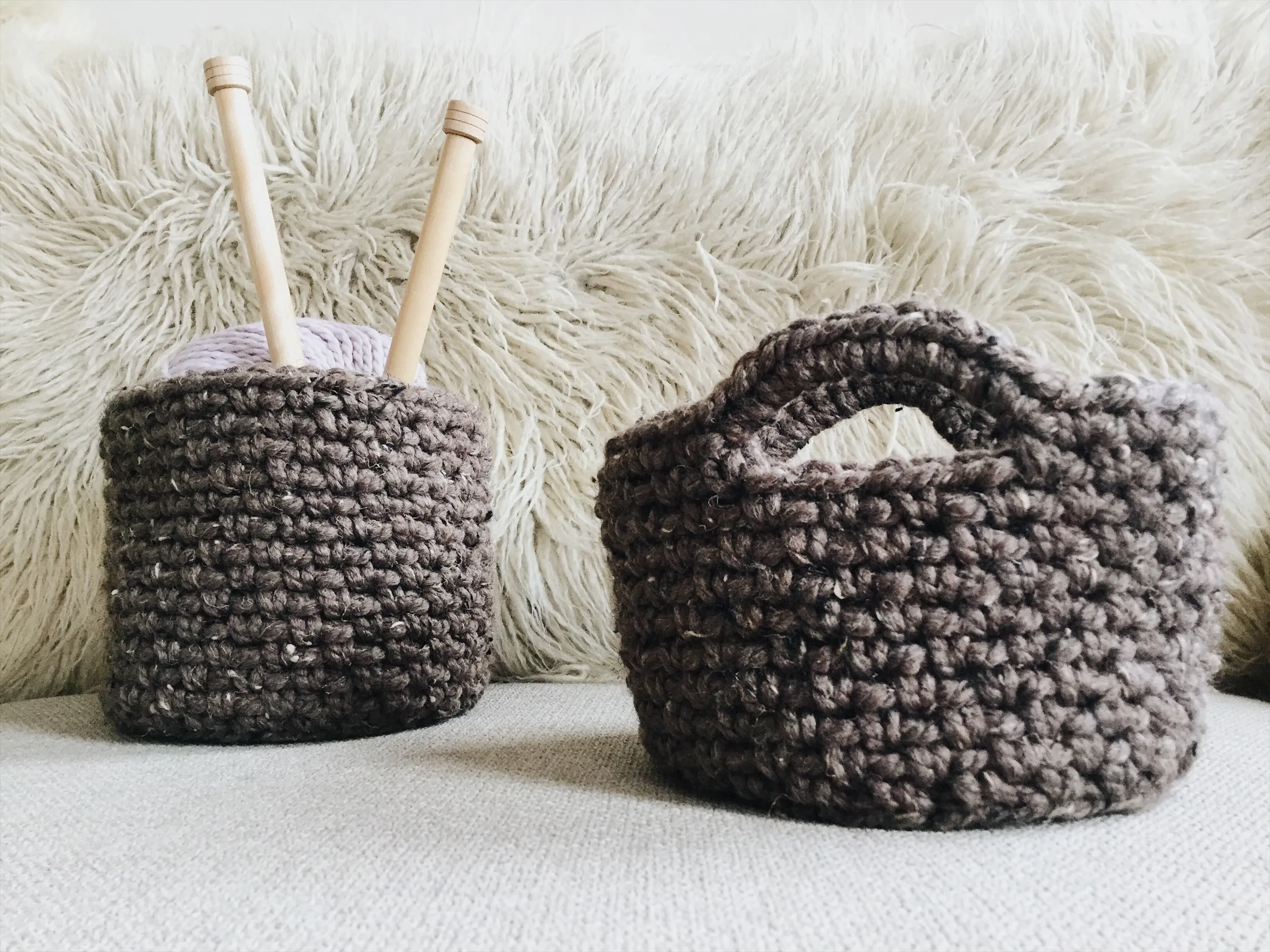 Knit and Organize: Keep Your Patterns Neatly Stored in a Handmade Basket