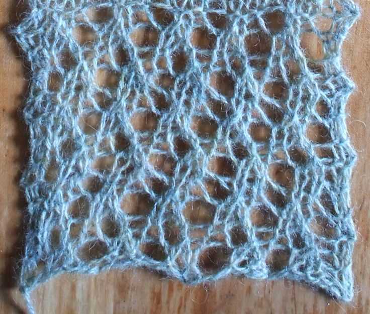 Effortless lace knitting pattern