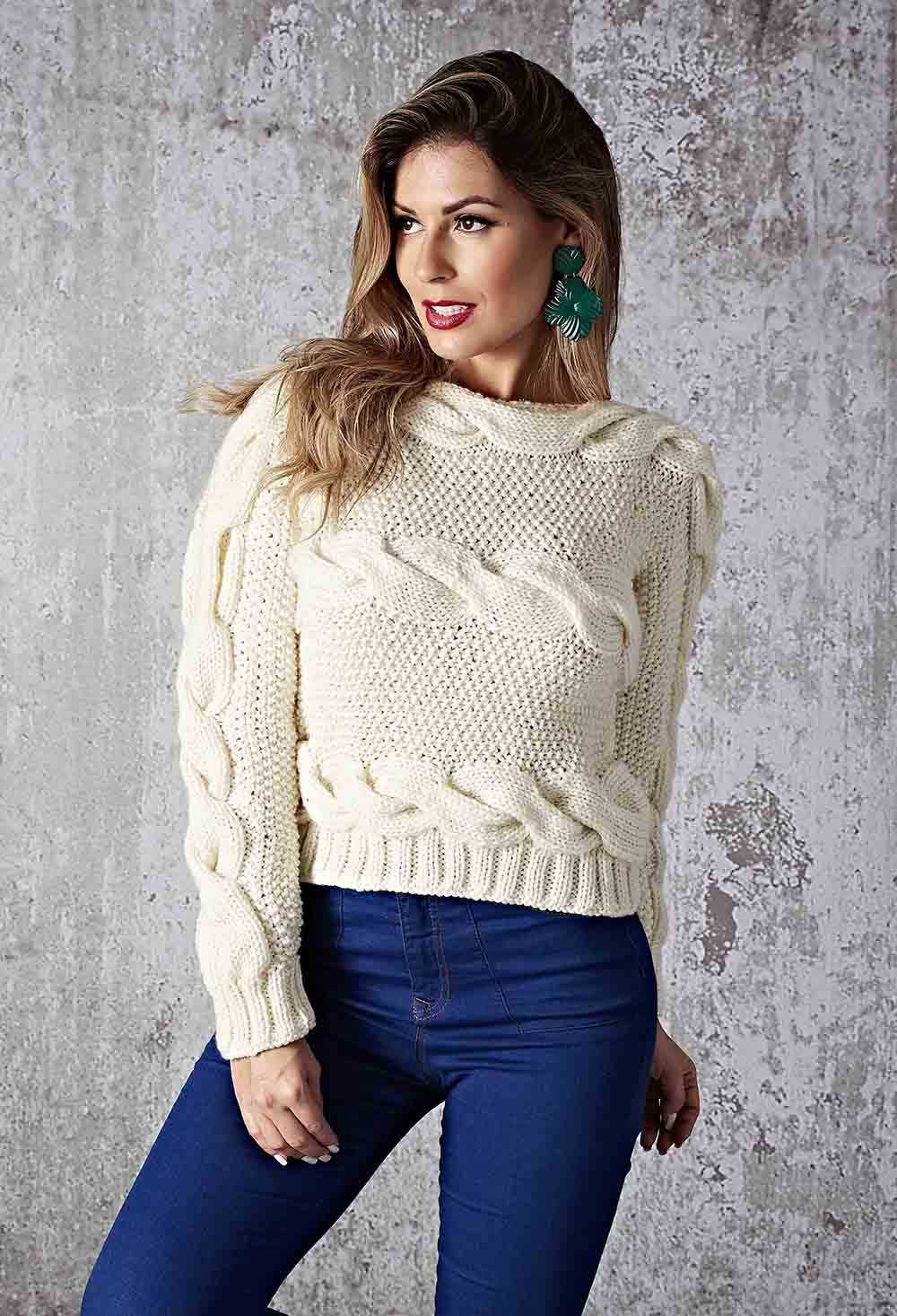 Knit Your Way: Free Sideways Sweater Pattern