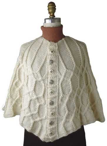Aran Cape: Knitting with a Twist