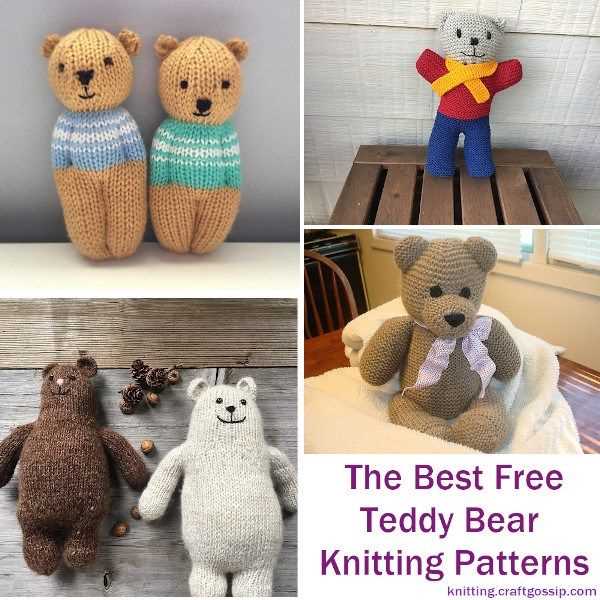 Knit Your Own Teddy Bear with These Free Patterns