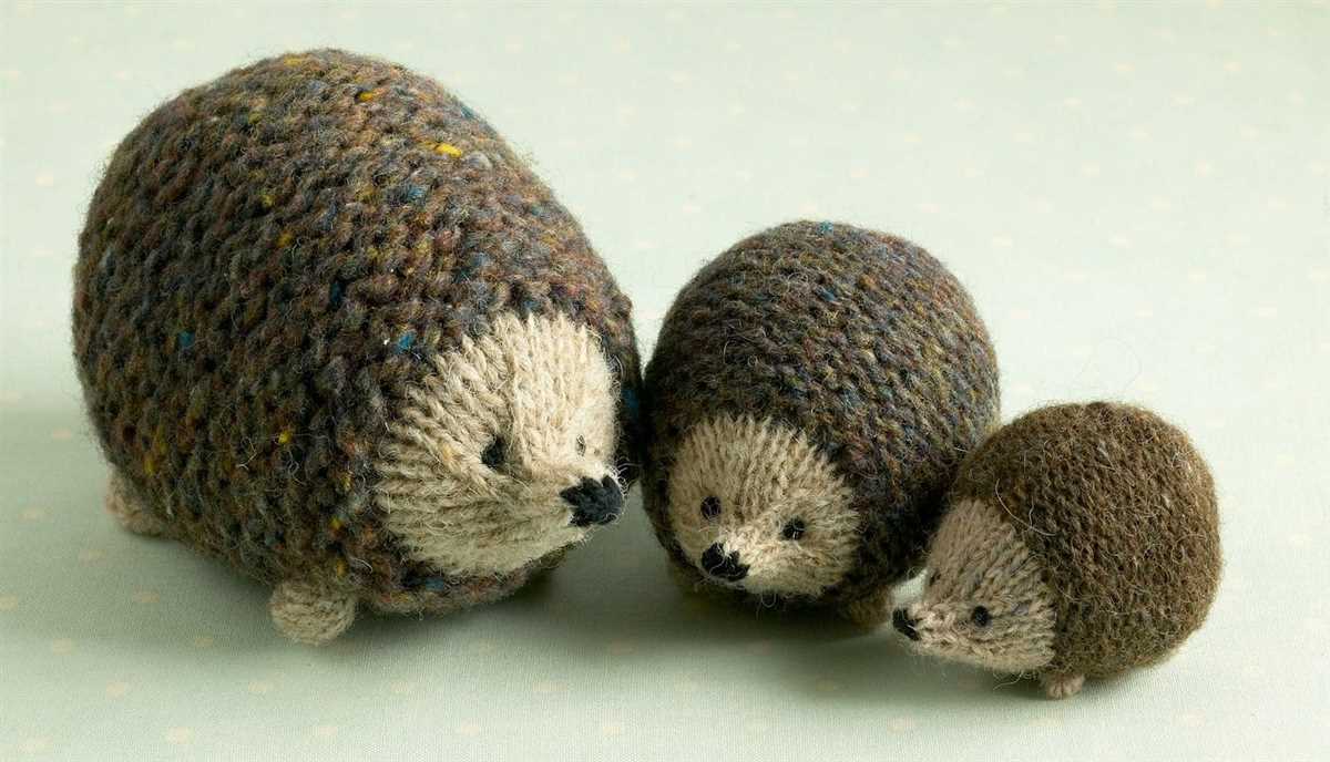 Cozy critter: Free pattern for a knitted hedgehog