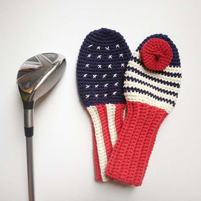 Easy Knitting Pattern for Free Golf Club Covers
