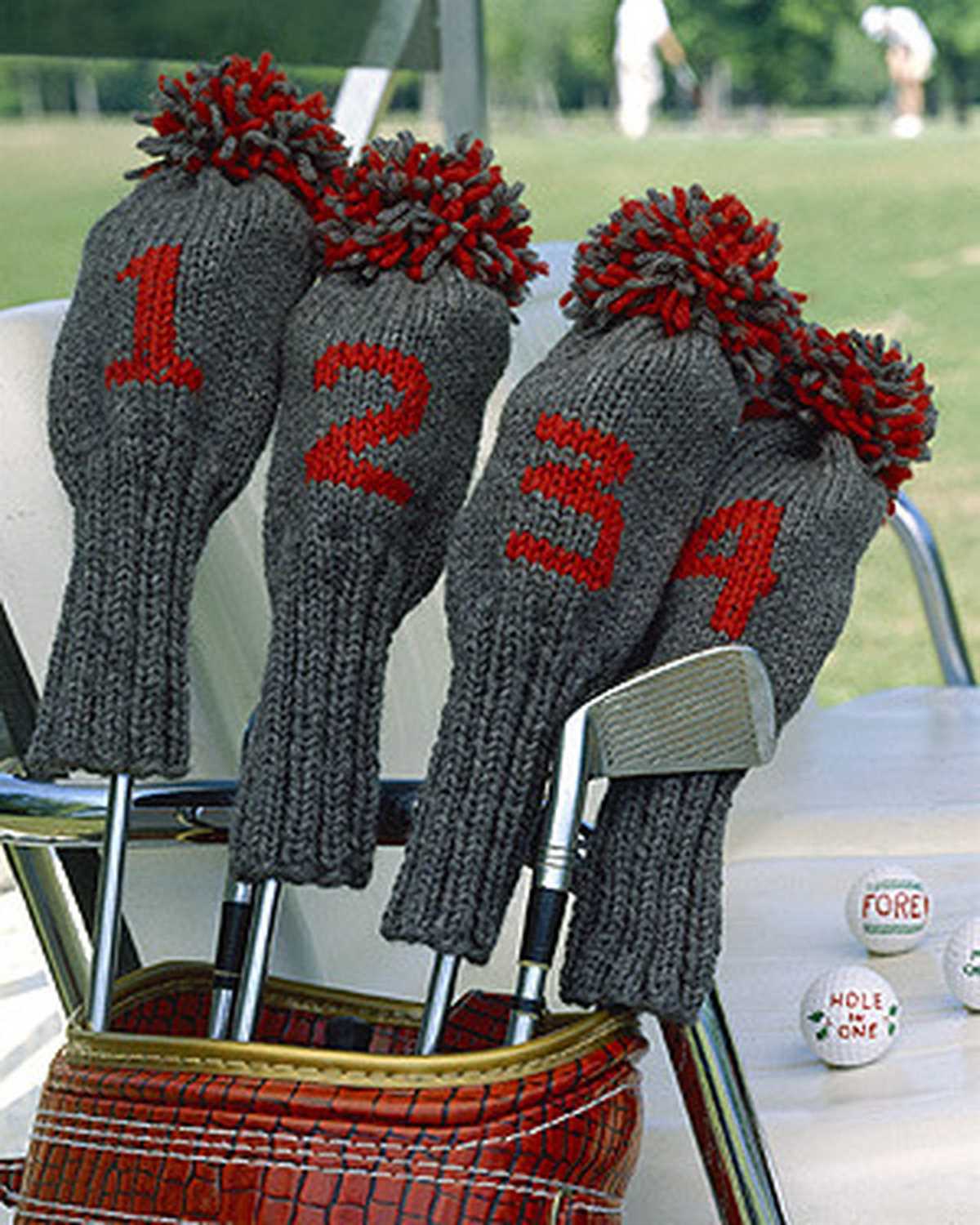 Easy Knitting Pattern for Free Golf Club Covers