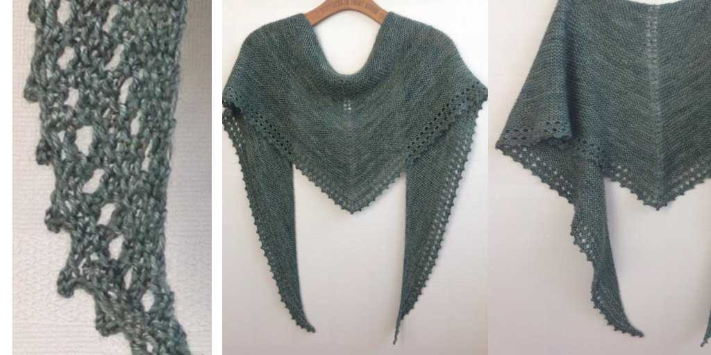 How to Knit a Boomerang Shawl with a Free Pattern