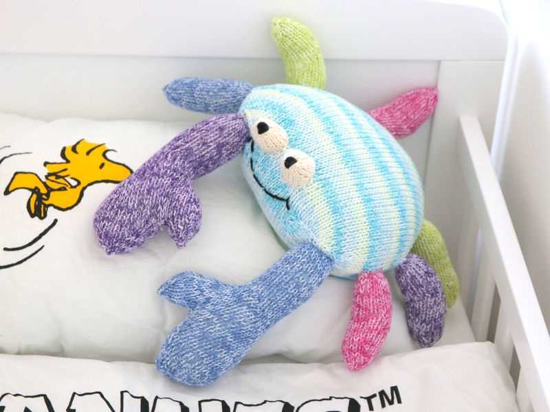 Free crab knitting pattern