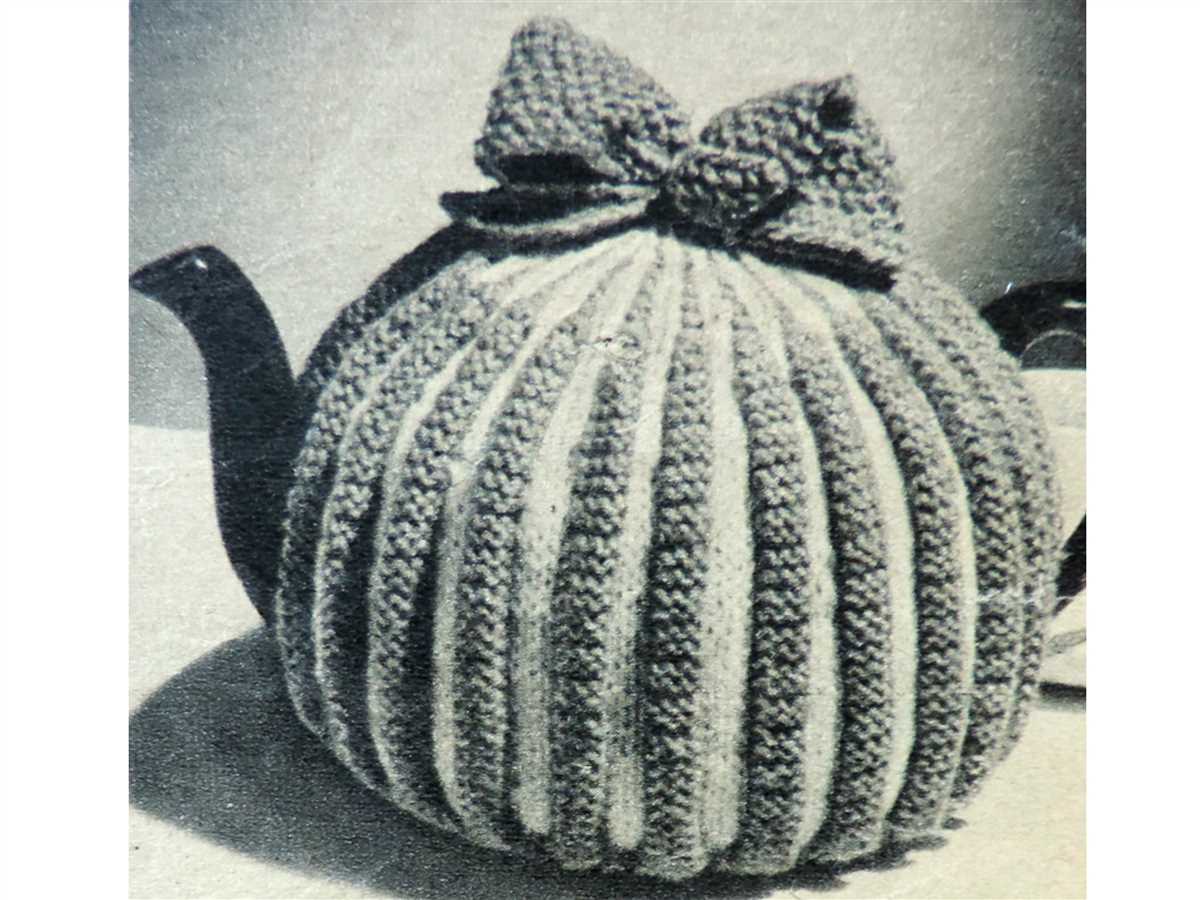 Cozy Knitted Teapot: A Charming Pattern for Your Next Project